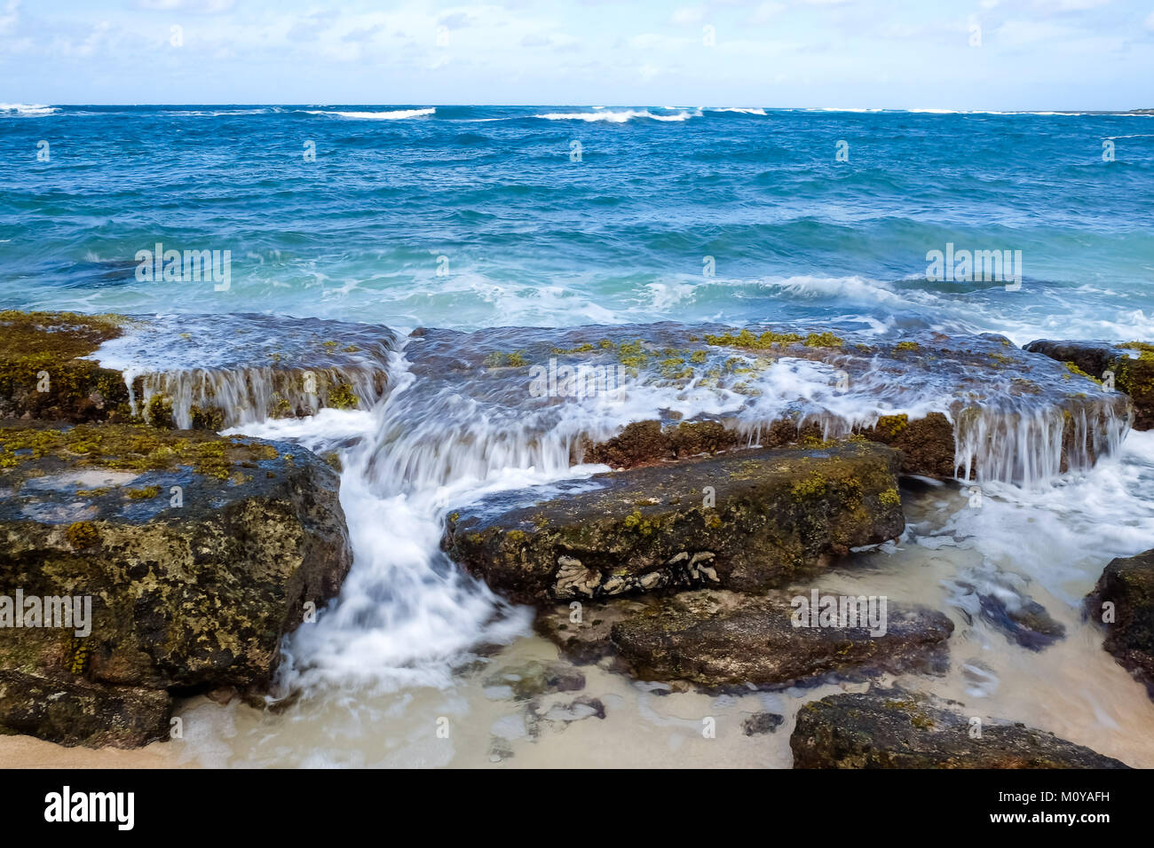 Turtle Bay Pacific Ocean Beach Stock Photo - Alamy