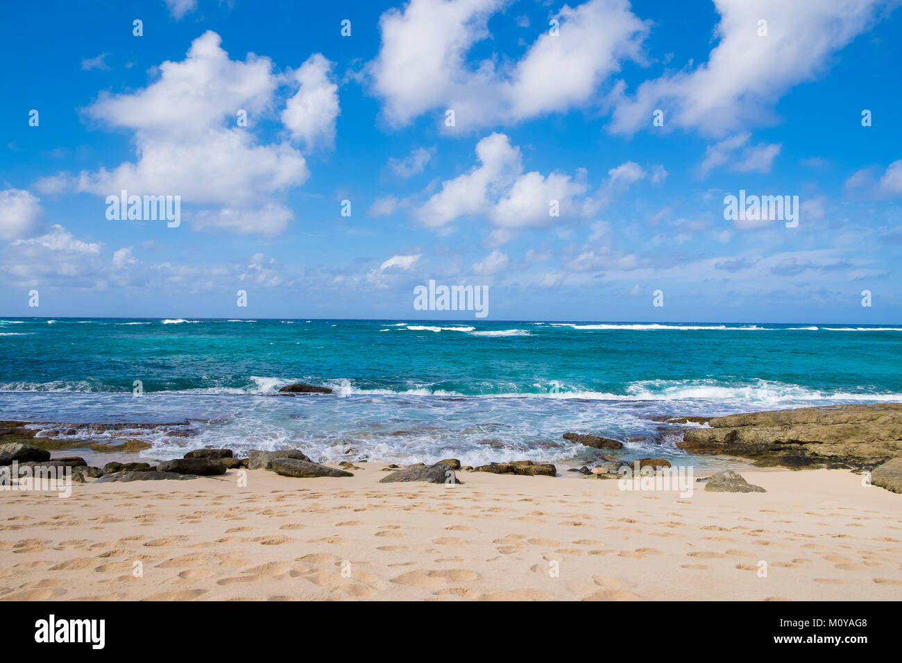 Turtle Bay Pacific Ocean Beach Stock Photo - Alamy