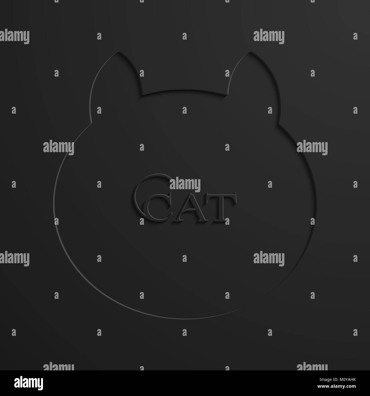 Cat. Cat icon. Web banner. Vector illustration Stock Vector Image & Art ...