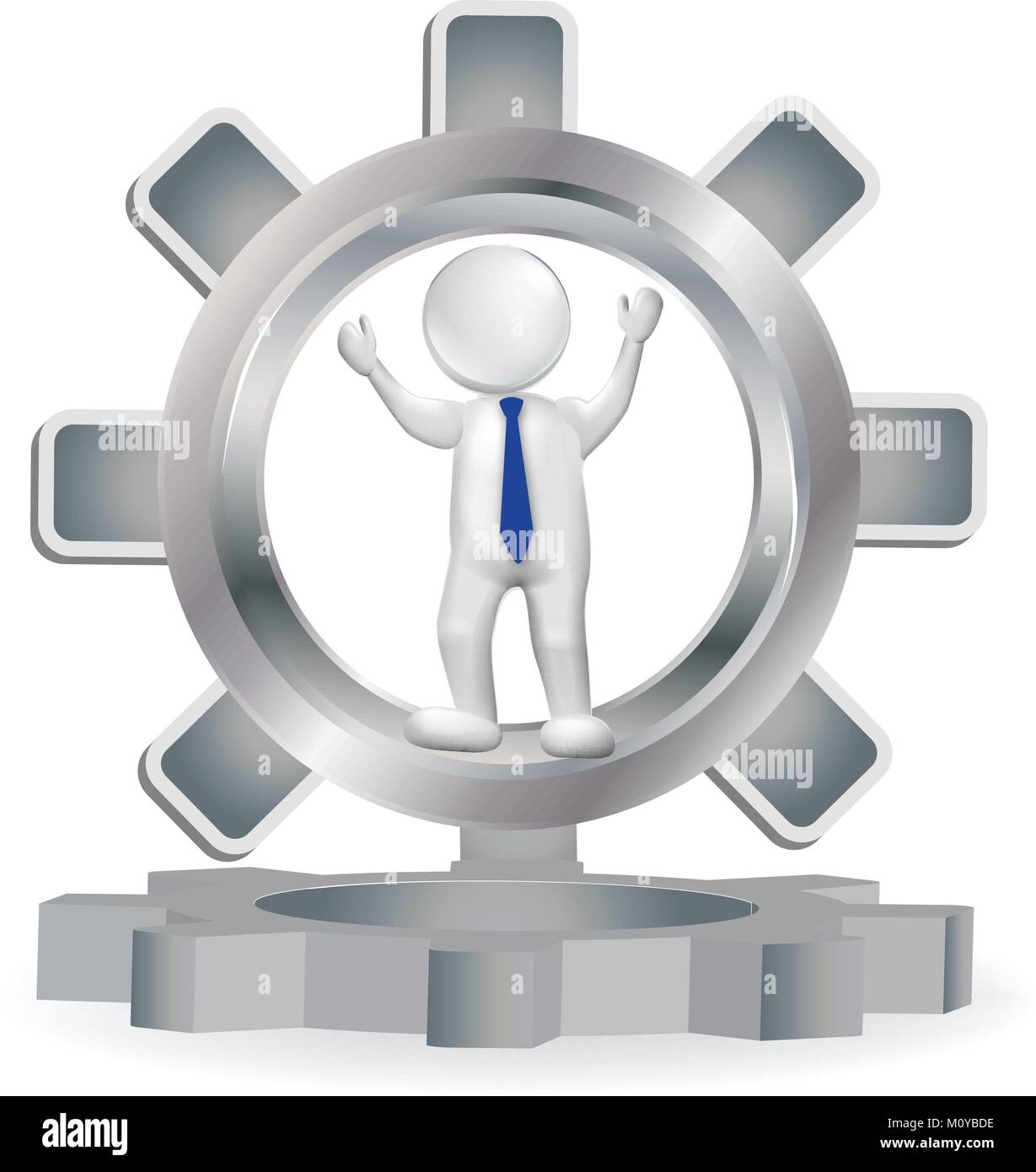 Gear production cogwheel Stock Vector Images - Alamy