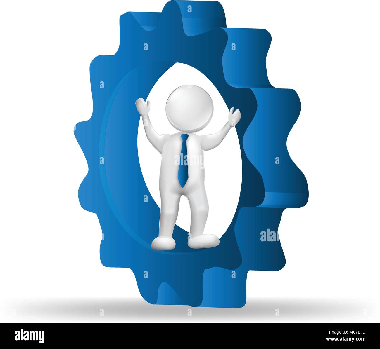 Image blue corporate business wheel Stock Vector Images - Alamy