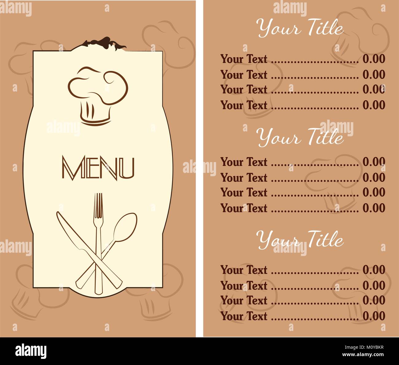 Abstract menu presentation Stock Vector Image & Art - Alamy