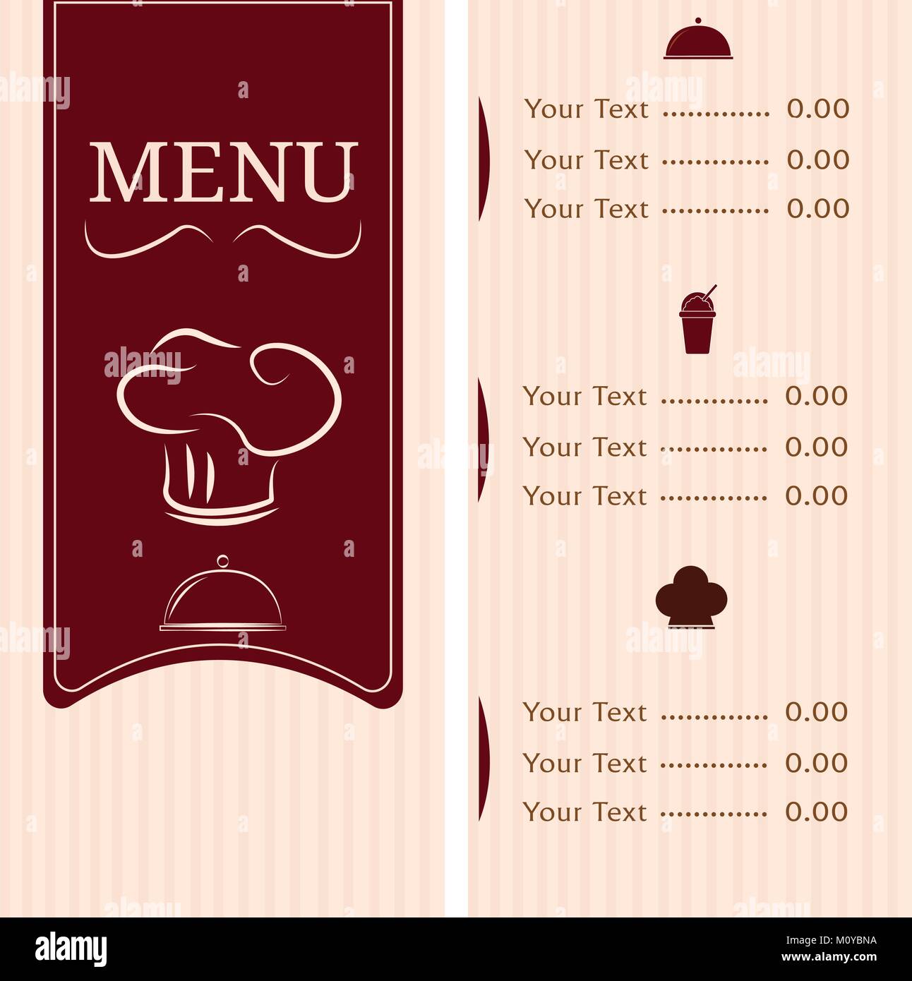 Abstract menu presentation Stock Vector Image & Art - Alamy