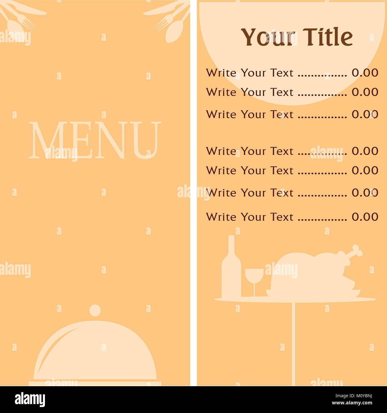 Abstract menu presentation Stock Vector Image & Art - Alamy