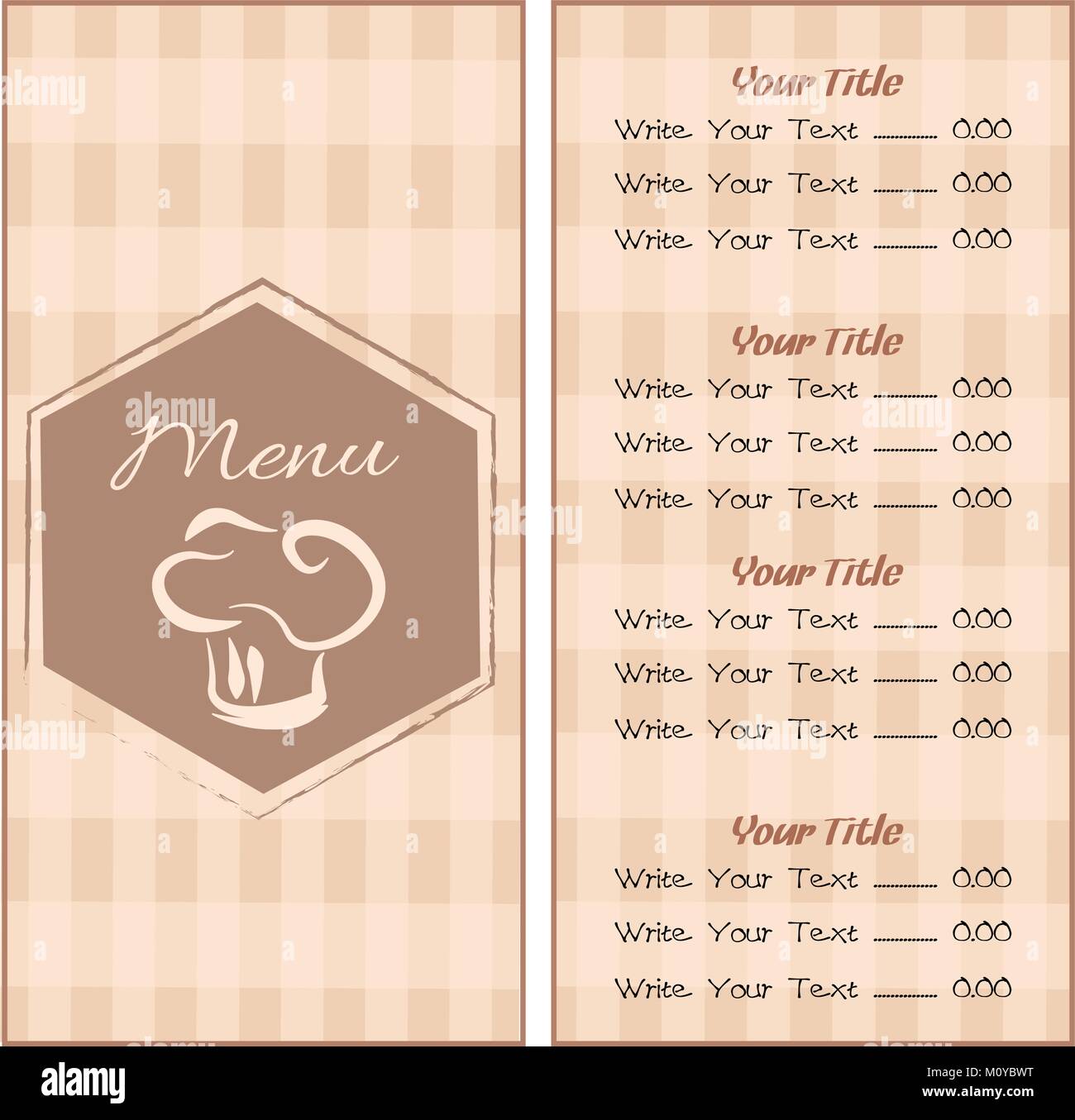 Abstract menu presentation Stock Vector Image & Art - Alamy