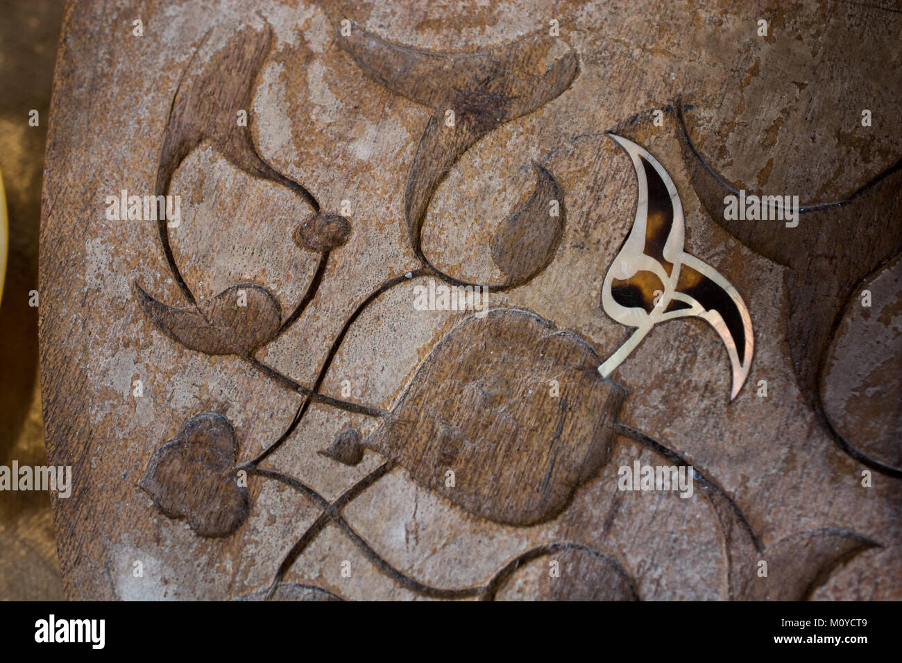 Floral art pattern example of the Ottoman Islamic art Stock Photo - Alamy