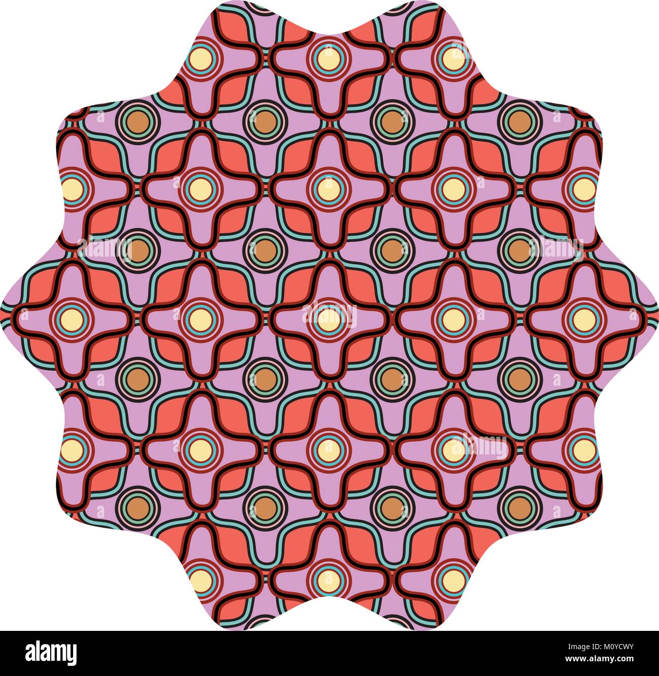 star with graphic seamless pattern background style Stock Vector Image ...