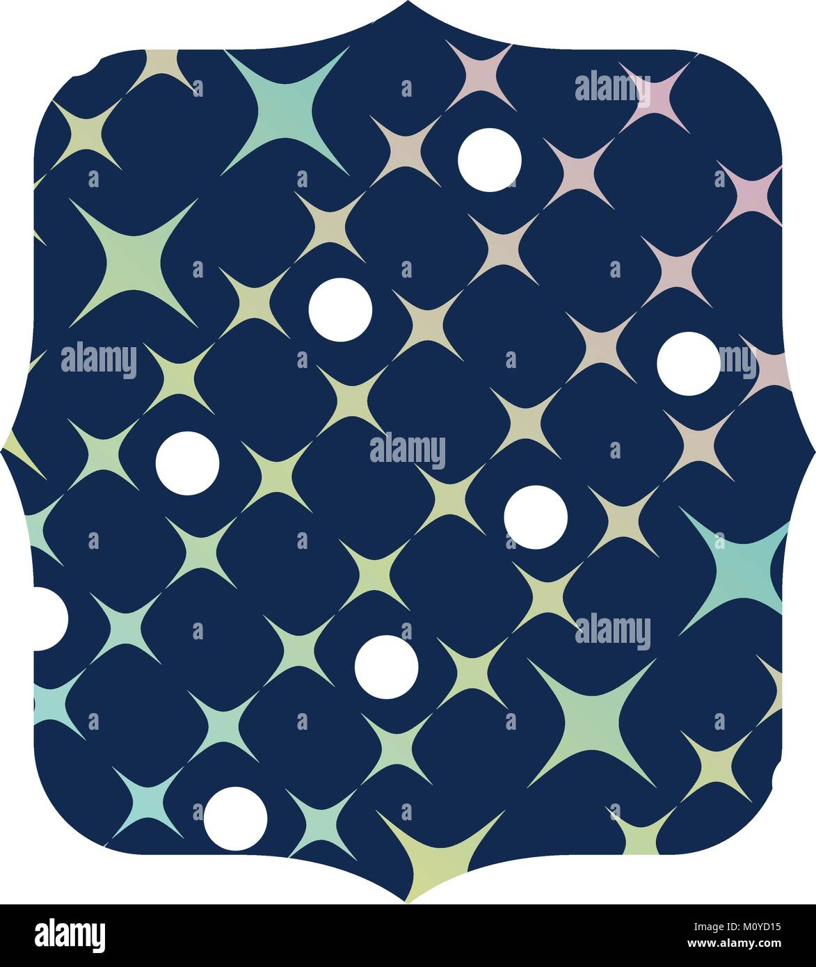 quadrate with graphic seamless decoration background style Stock Vector ...