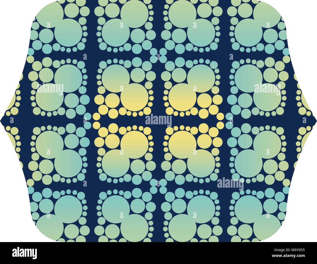 rectangle with creative graphic seamless background decoration Stock ...