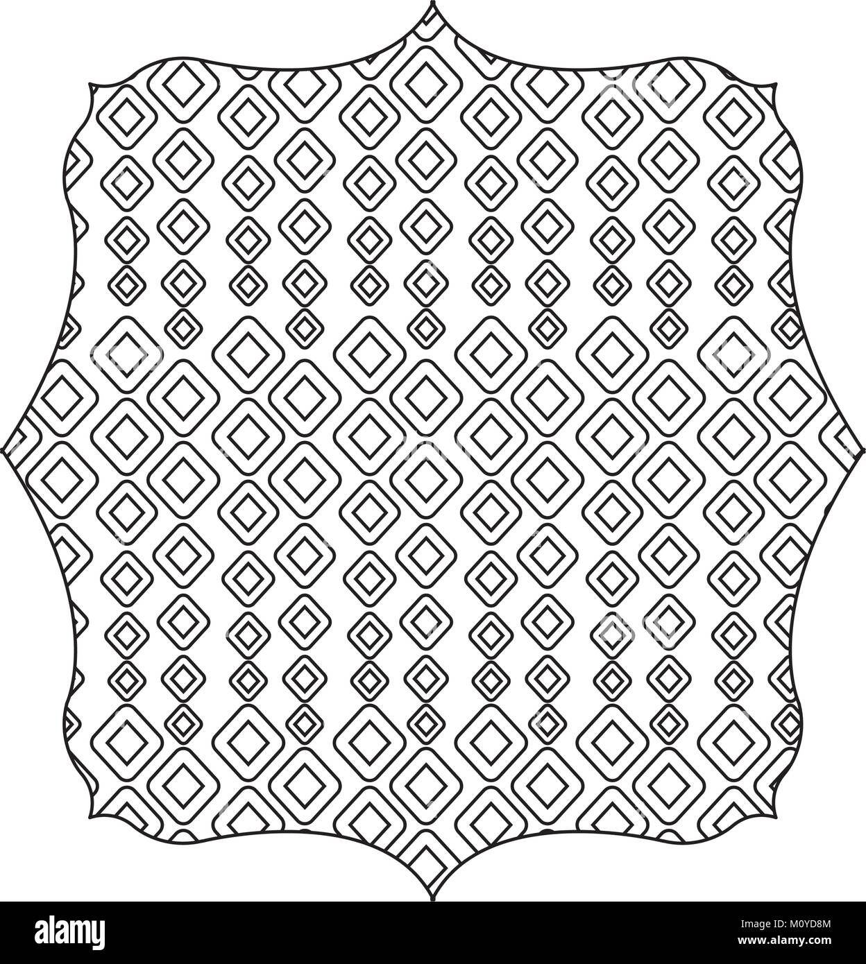 line square with graphic seamless decoration background texture Stock ...