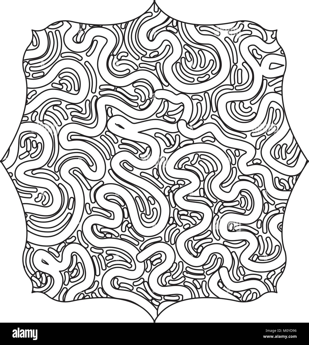 line square with pattern graphic seamless background design Stock ...