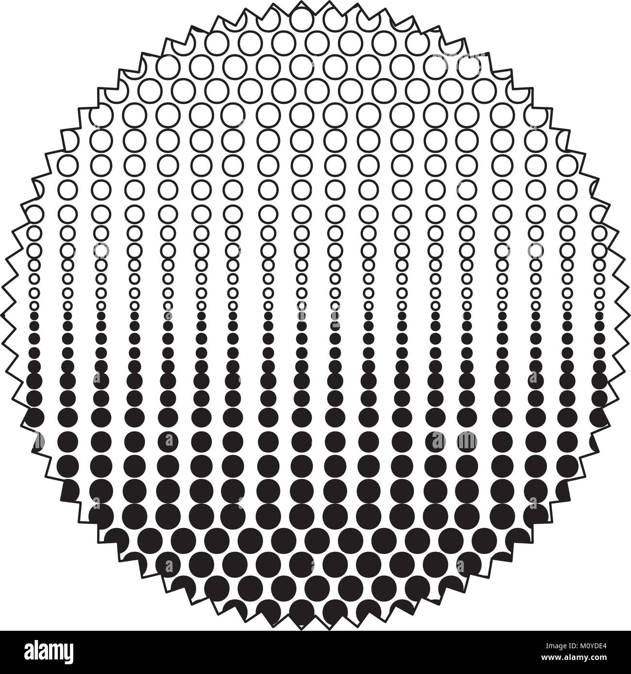 line circle with graphic seamless style background design Stock Vector ...