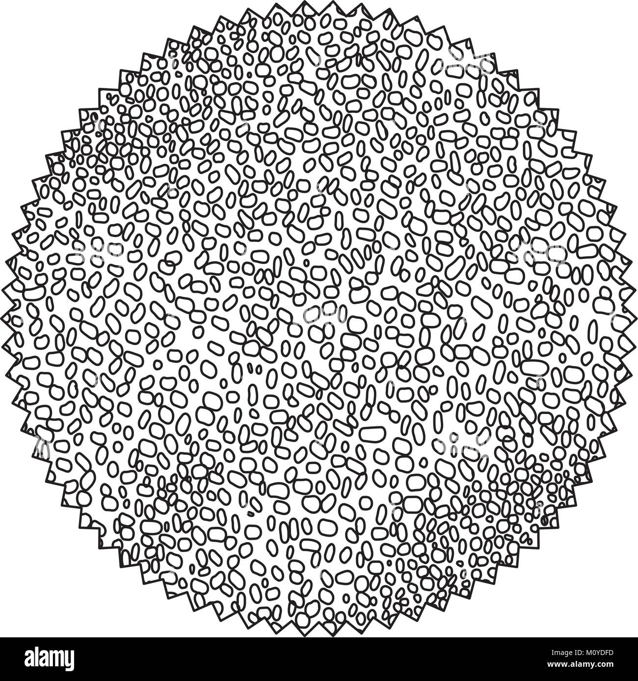line circle with graphic seamless decoration background design Stock ...