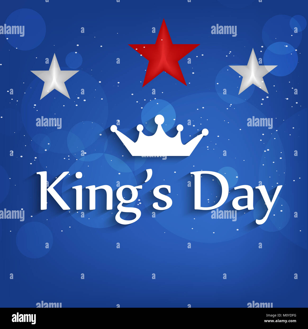 illustration of koningsdag or kings day background. Kings Day is a ...