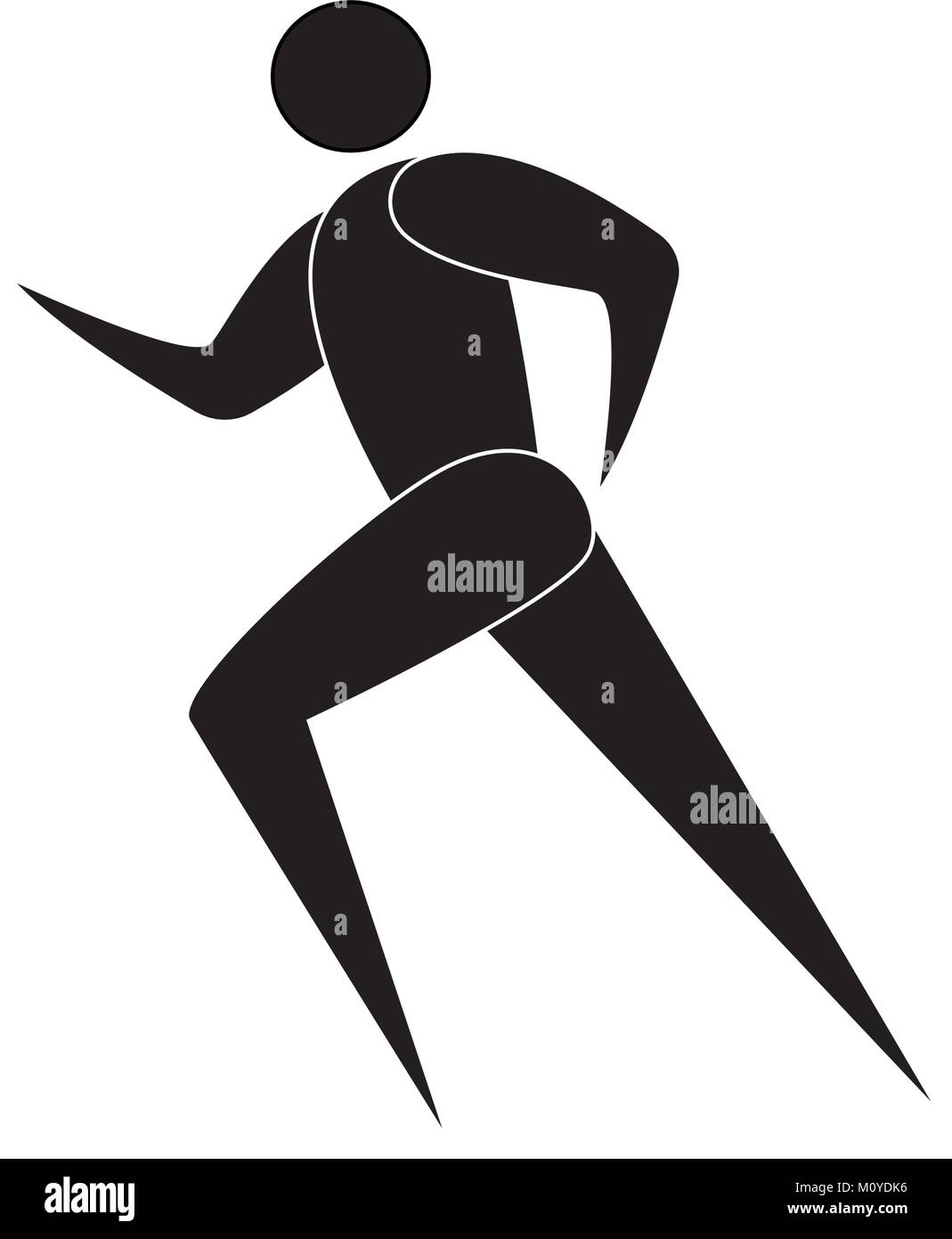 Group young sporty attractive Stock Vector Images - Alamy