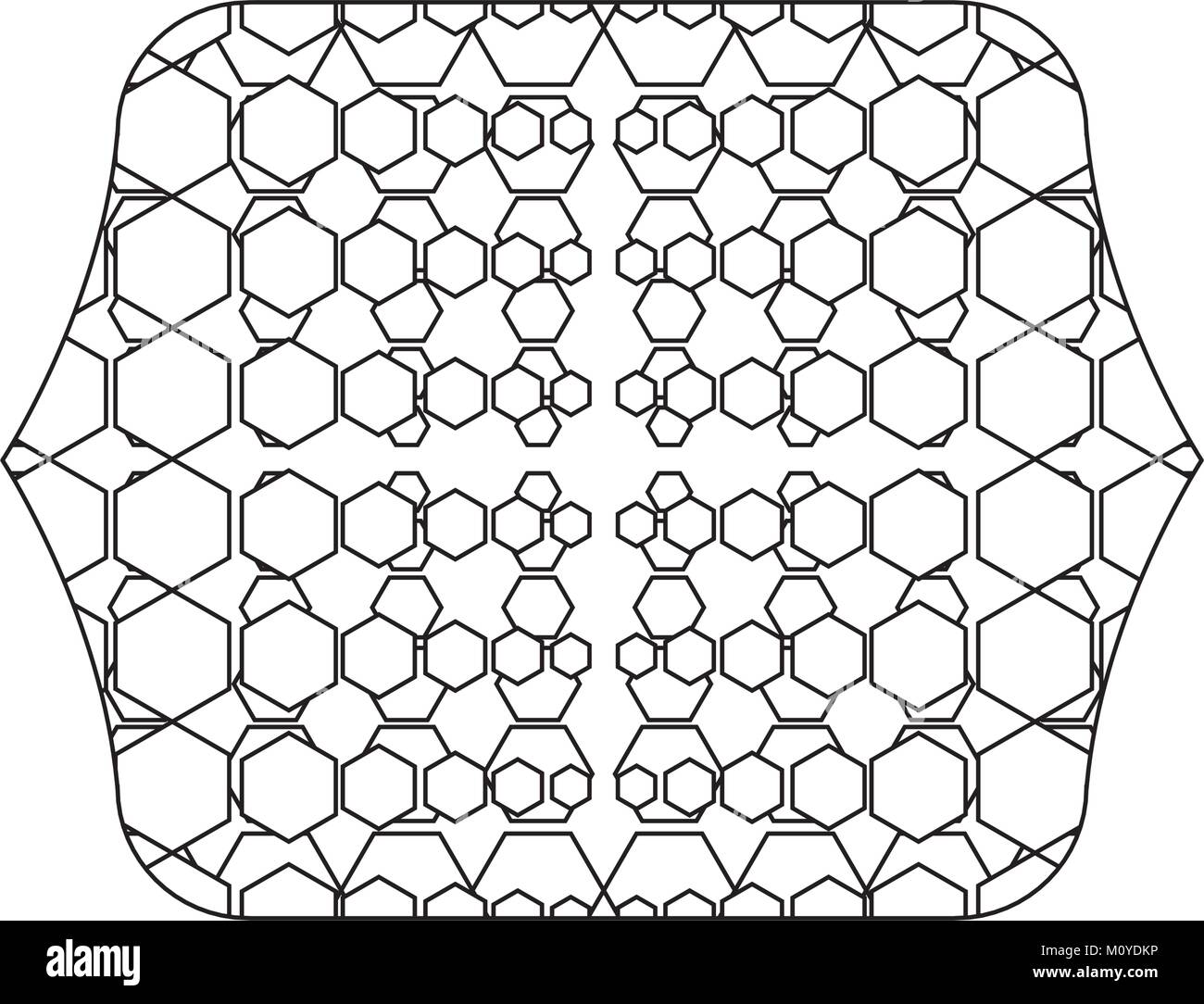line rectangle with graphic seamless decoration background pattern ...