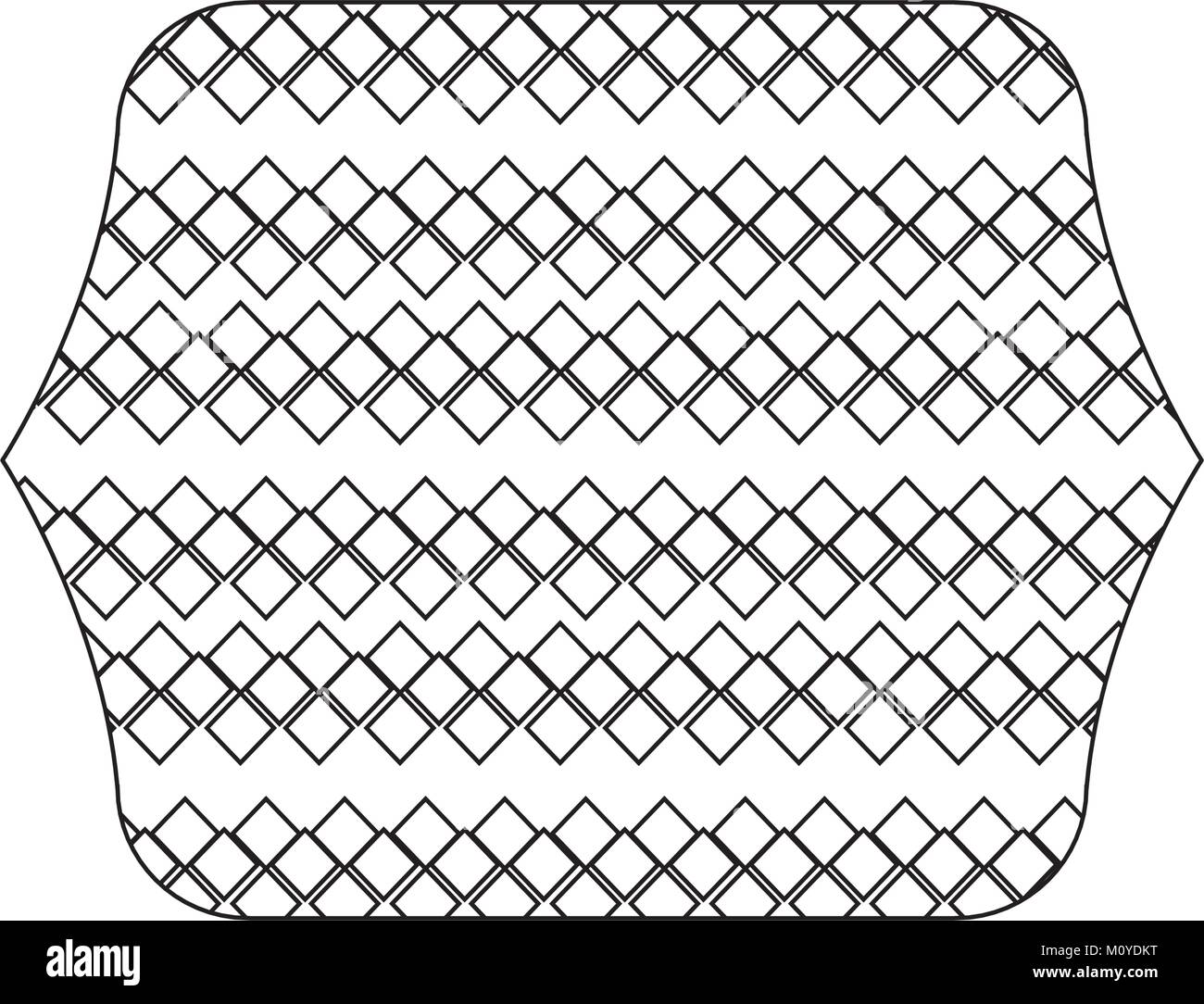 line rectangle with graphic seamless pattern background decoration ...