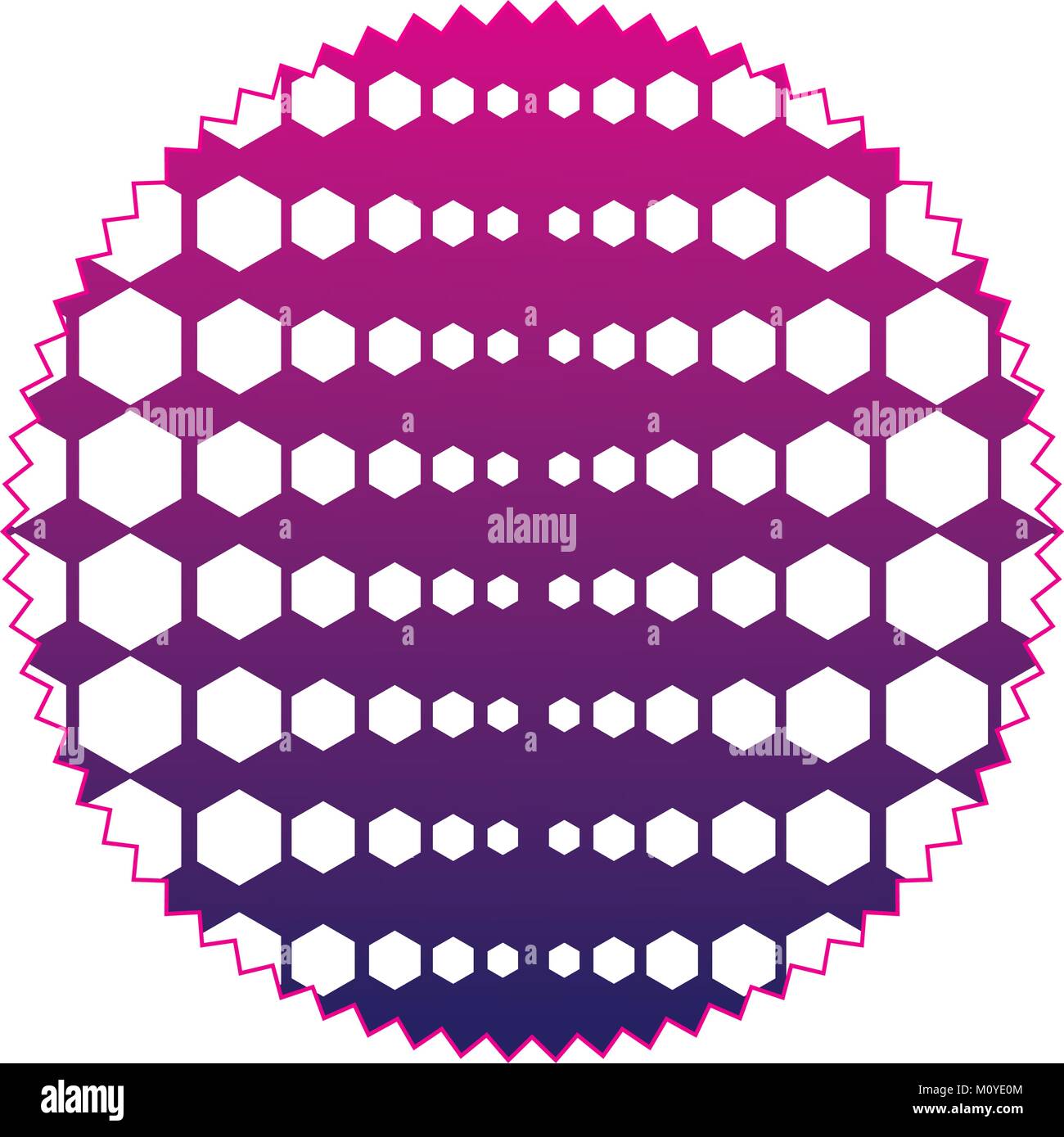 color silhouette circle with pattern graphic seamless background design ...