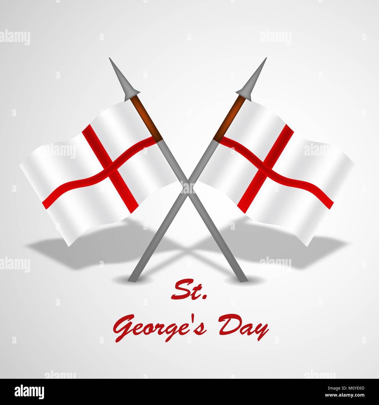 illustration of Christian St. George Day background Stock Photo - Alamy
