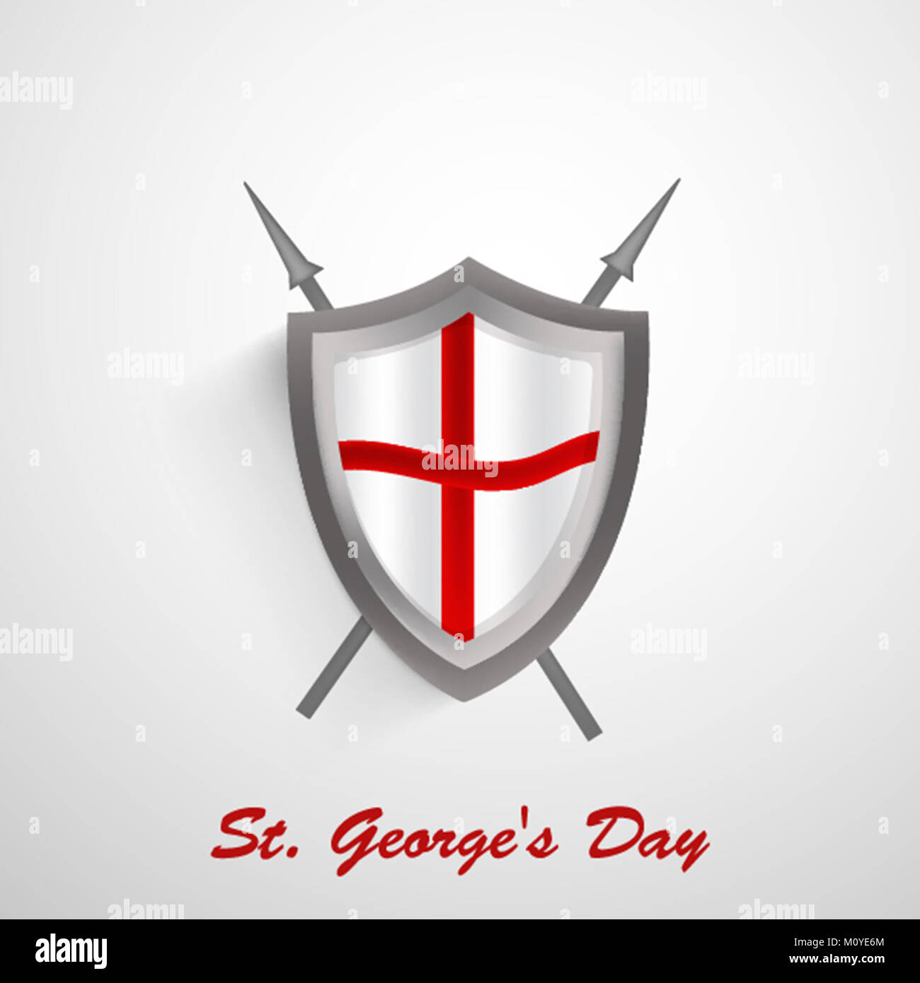 illustration of Christian St. George Day background Stock Photo - Alamy