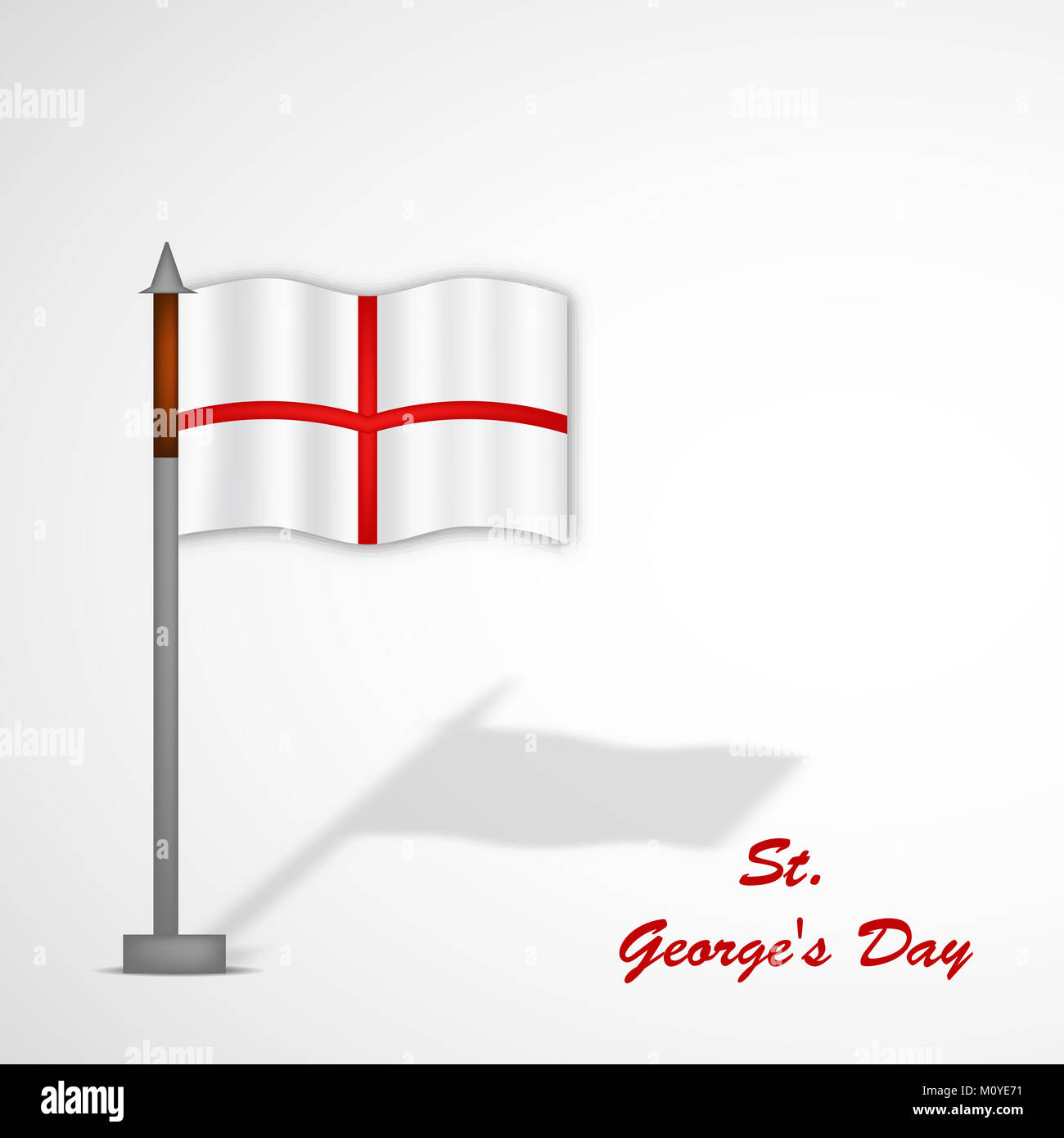 illustration of Christian St. George Day background Stock Photo - Alamy
