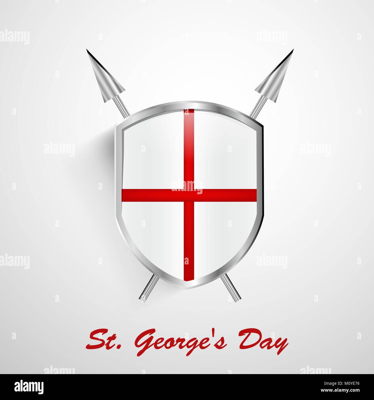 illustration of Christian St. George Day background Stock Photo - Alamy