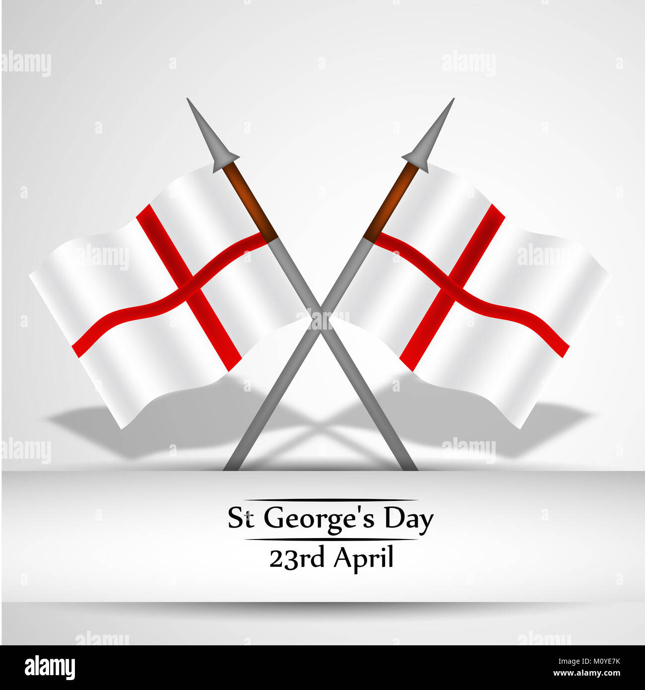 illustration of Christian St. George Day background Stock Photo - Alamy