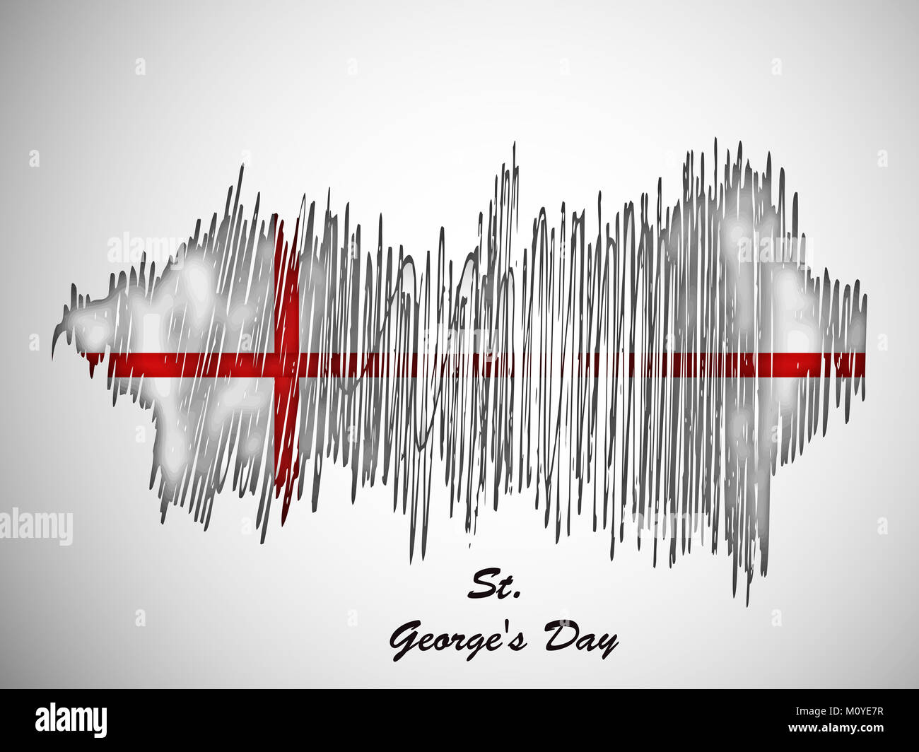 illustration of Christian St. George Day background Stock Photo - Alamy