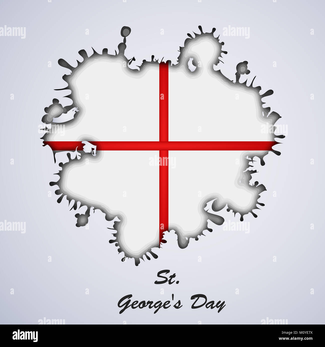 illustration of Christian St. George Day background Stock Photo - Alamy