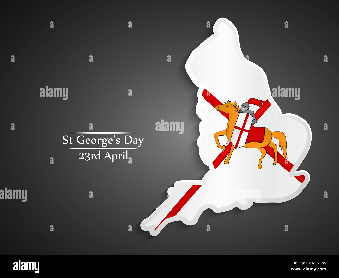illustration of Christian St. George Day background Stock Photo - Alamy