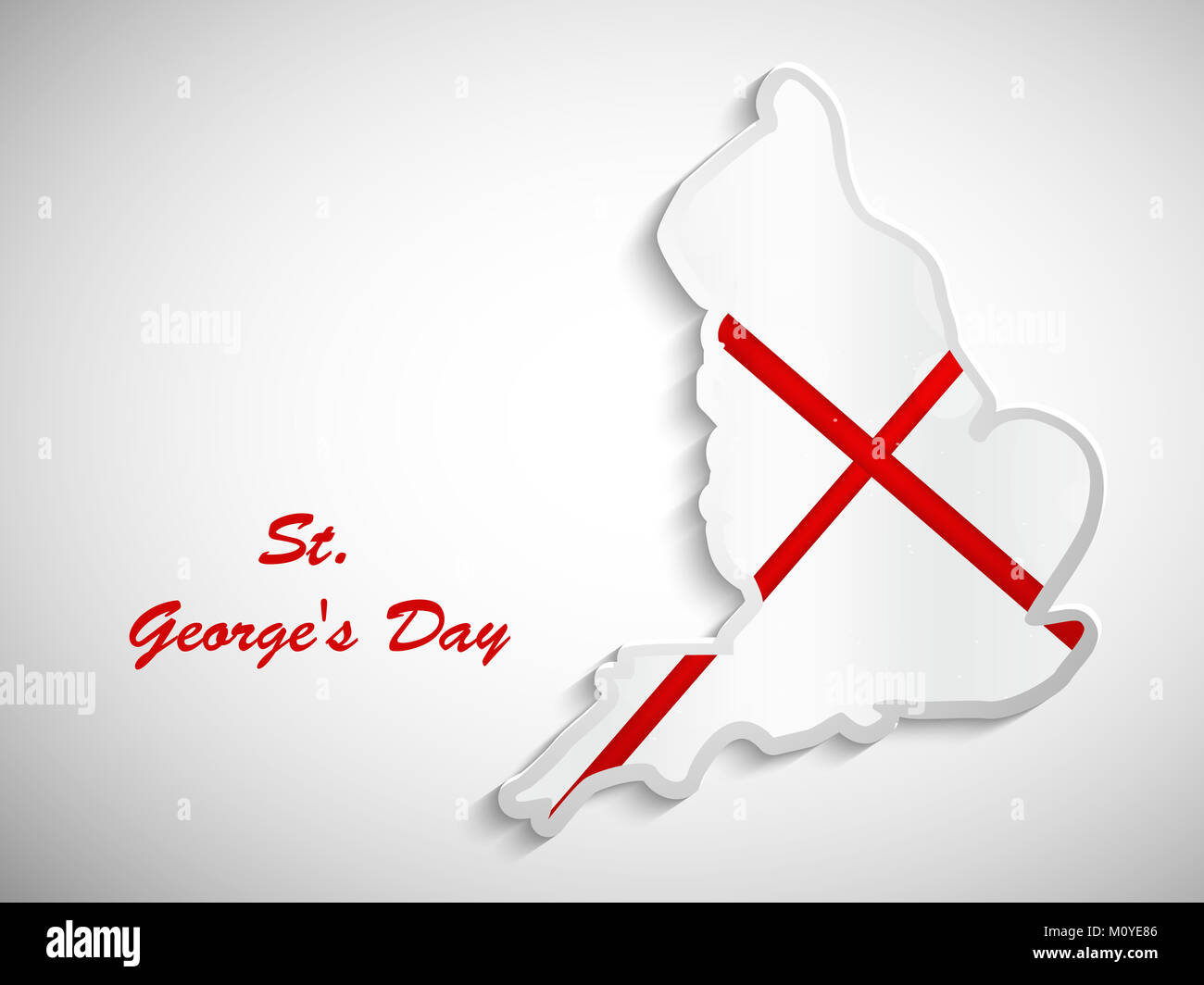 illustration of Christian St. George Day background Stock Photo - Alamy
