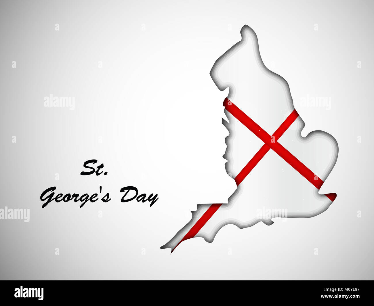 illustration of Christian St. George Day background Stock Photo - Alamy