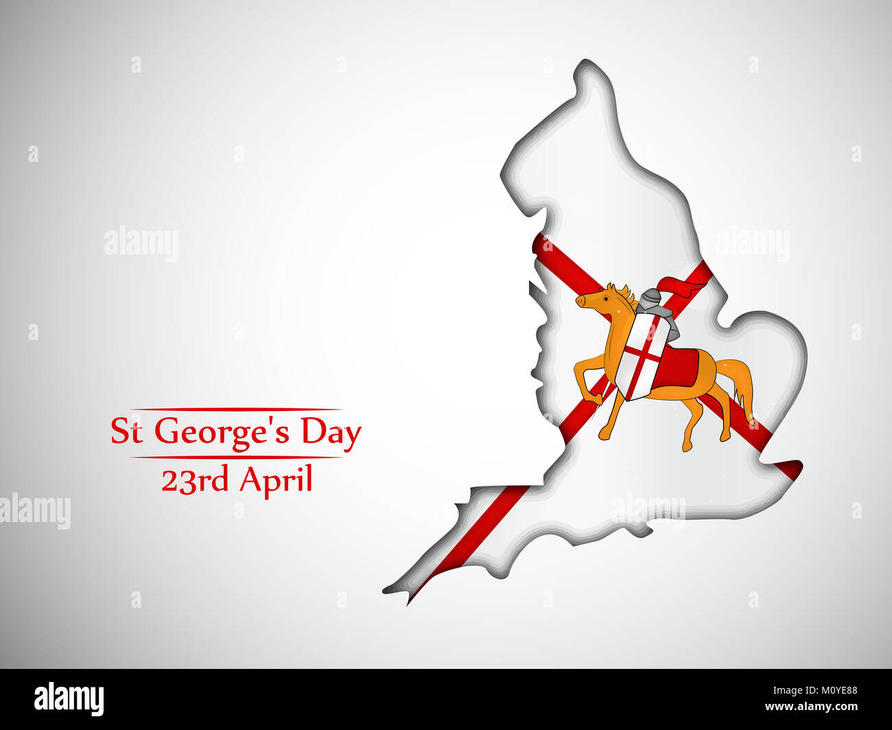 illustration of Christian St. George Day background Stock Photo - Alamy