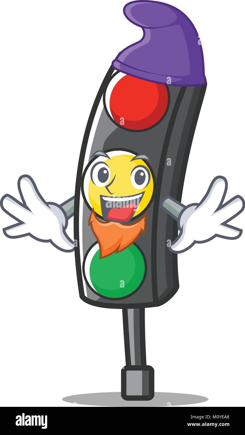 Traffic light red funny cartoon hi-res stock photography and images - Alamy