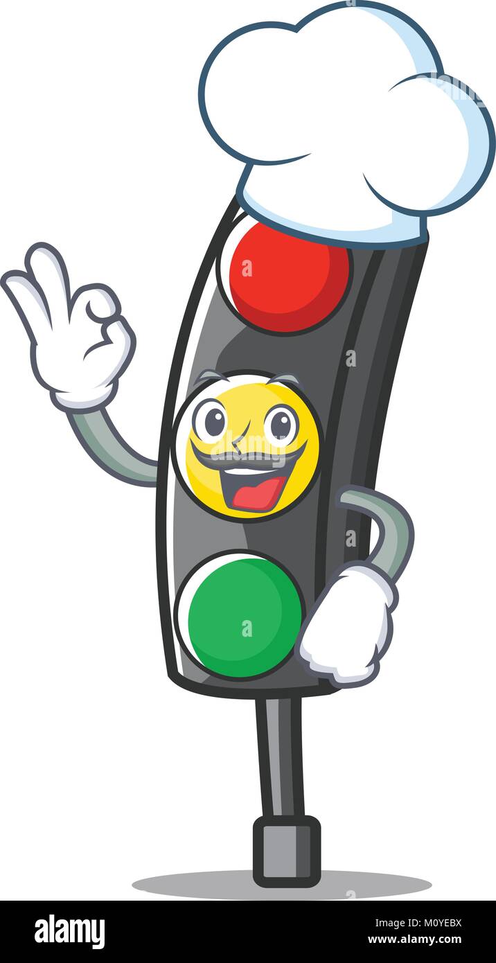 Chef traffic light character cartoon Stock Vector Image & Art - Alamy