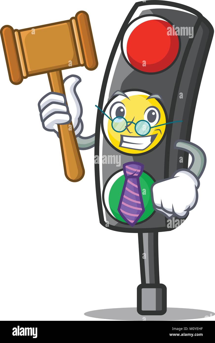 Traffic light red funny cartoon hi-res stock photography and images - Alamy