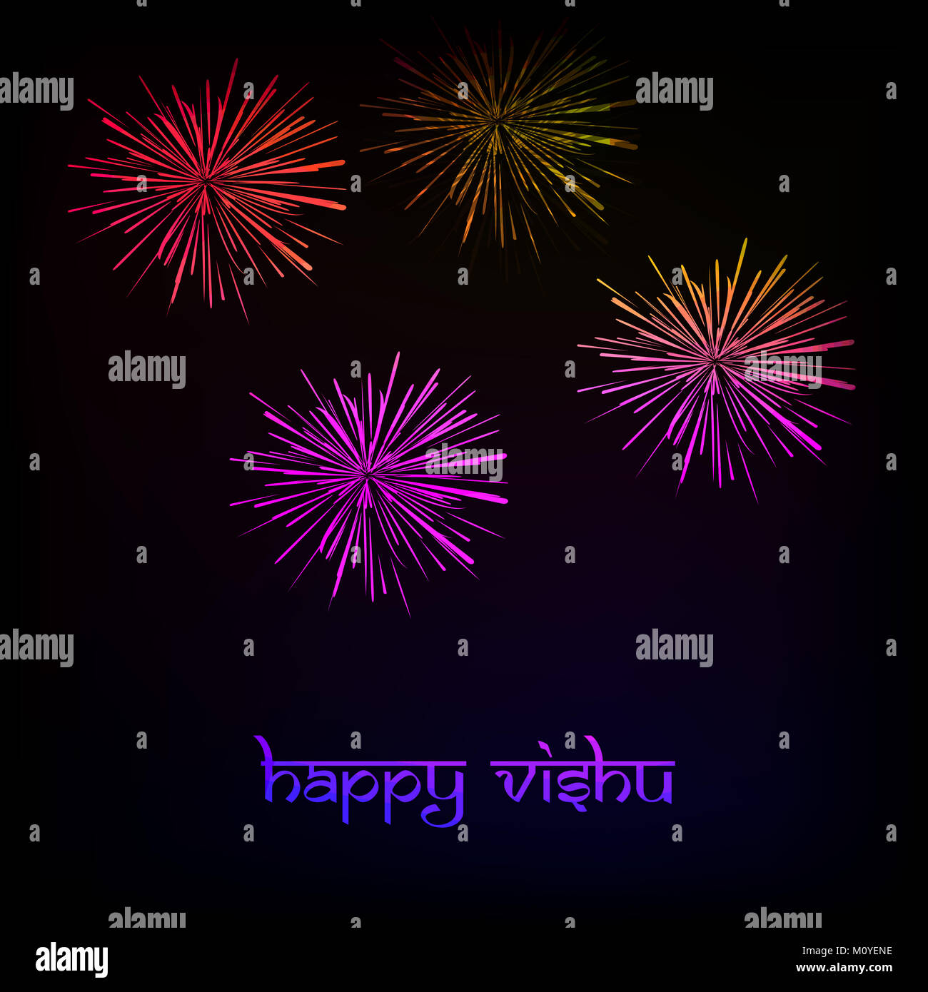 illustration of an Indian State kerala Hindu festival Vishu Background ...