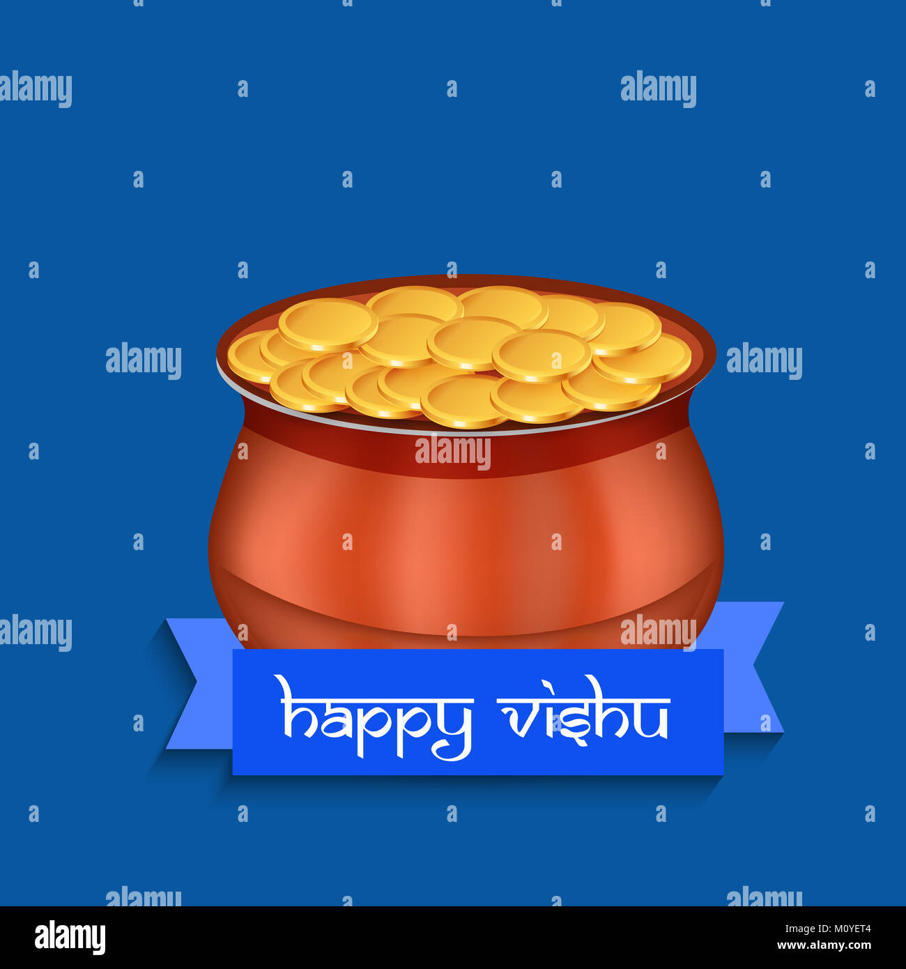 illustration of an Indian State kerala Hindu festival Vishu Background ...