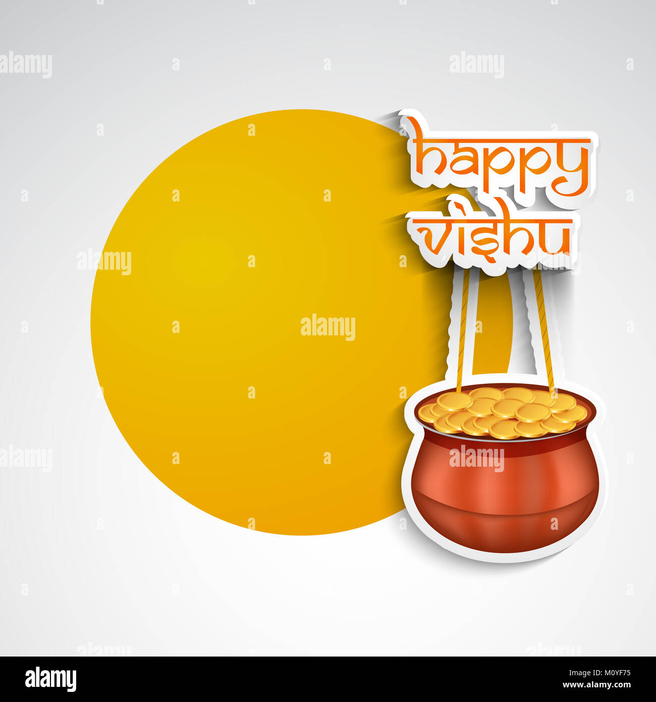 illustration of an Indian State kerala Hindu festival Vishu Background ...