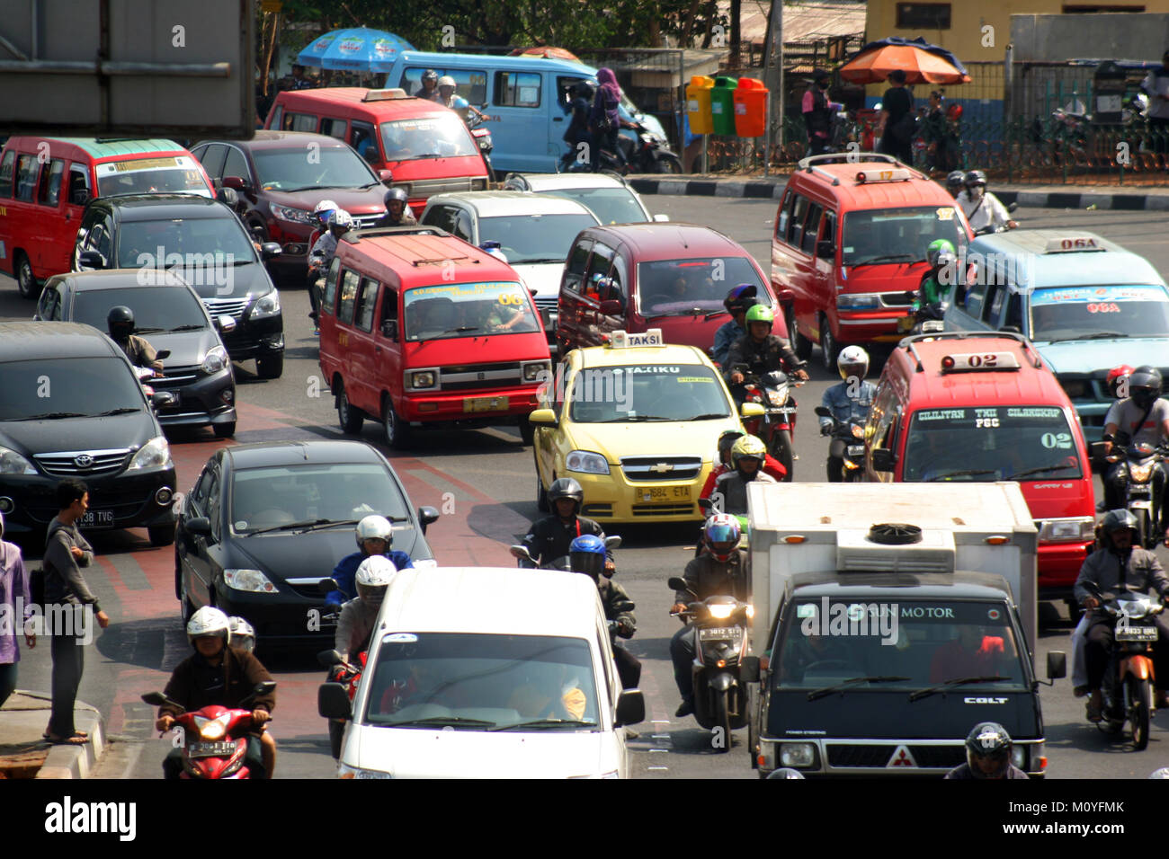 Traffic Jam in Jakarta, Indonesia Stock Photo - Alamy