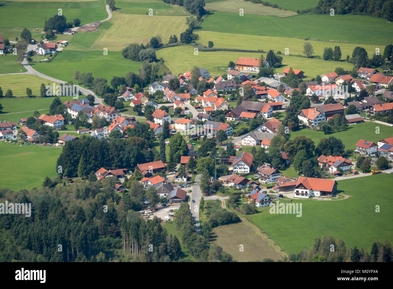 Aerial view of Bavaria, Germany Stock Photo - Alamy