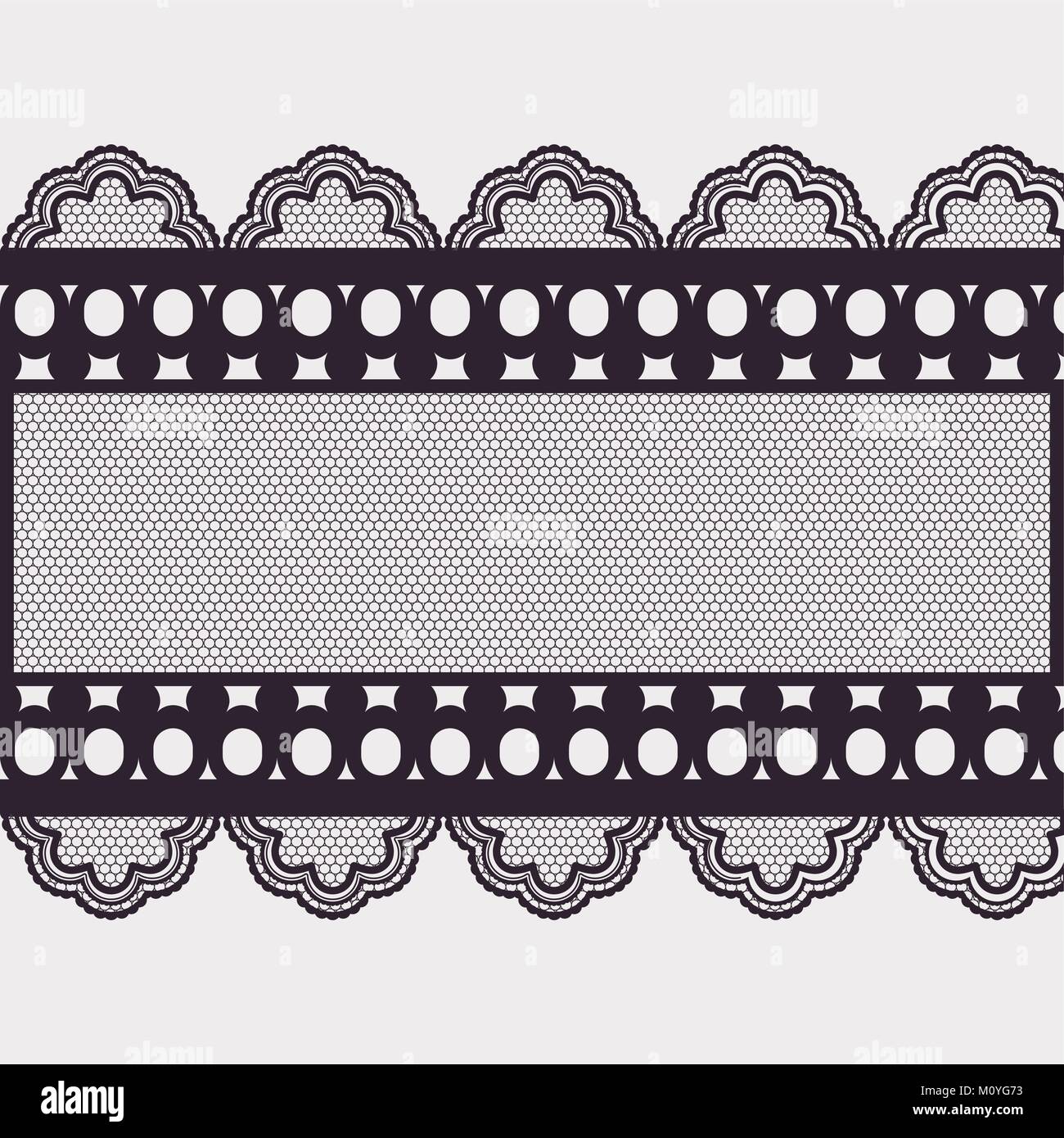 Victorian lace close up Stock Vector Images - Alamy
