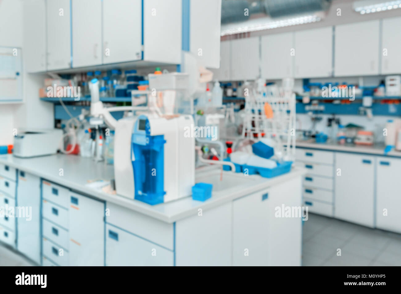 Laboratory shelf reagents research science hi-res stock photography and ...