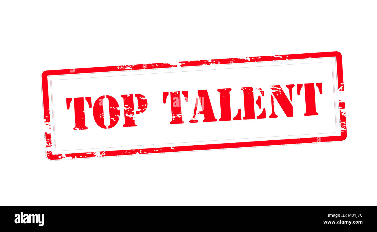 Stamp with text top talent inside, vector illustration Stock Photo - Alamy