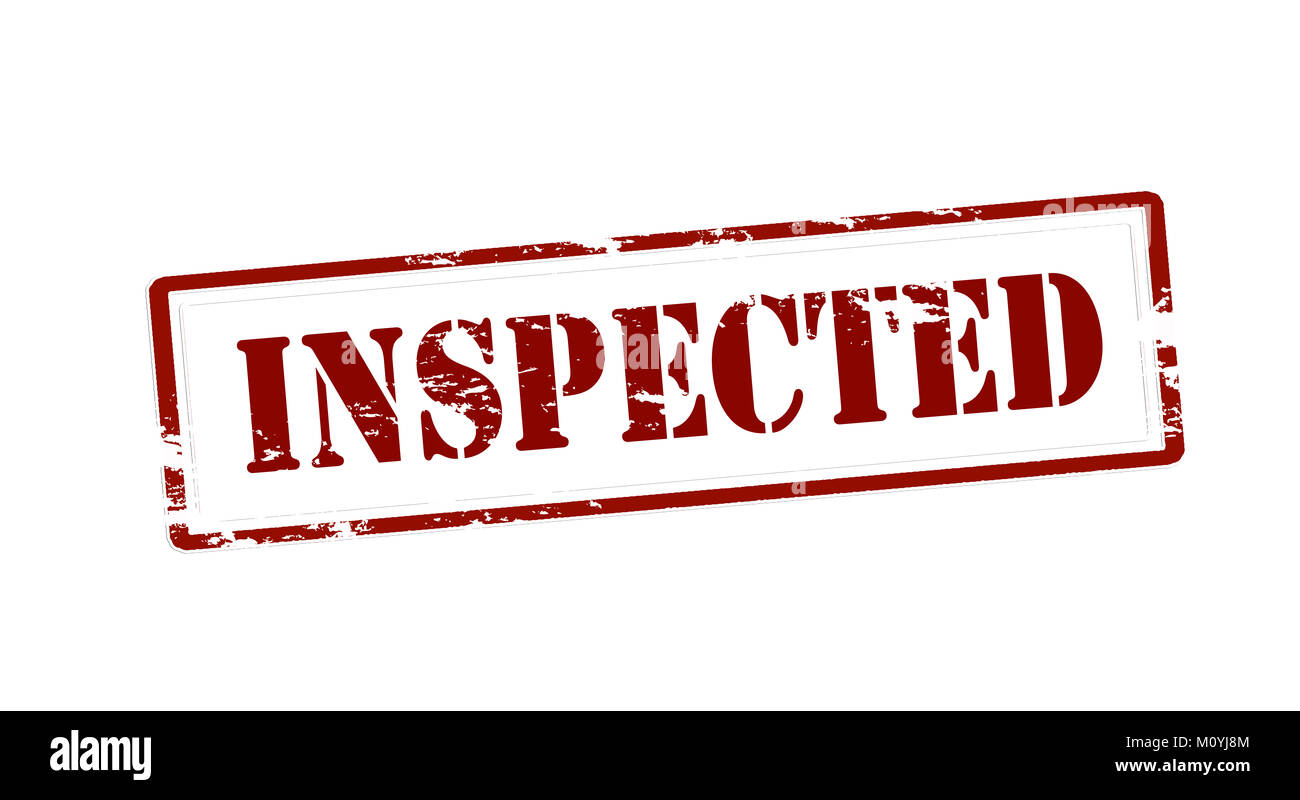 Inspected Stamp High Resolution Stock Photography and Images - Alamy