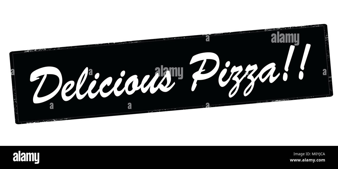 Rubber stamp with text delicious pizza inside, vector illustration ...