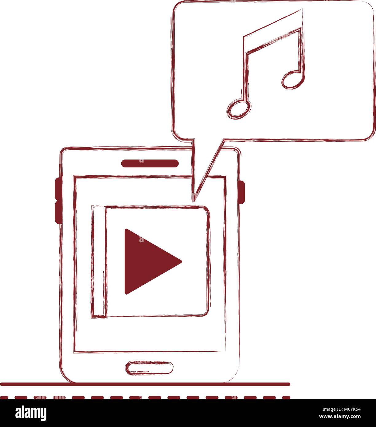 Dialogue and music Stock Vector Images - Alamy