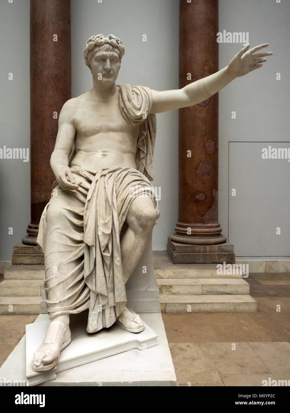 BERLIN, GERMANY - JANUARY 5 2016: Interior of the Pergamon Museum ...