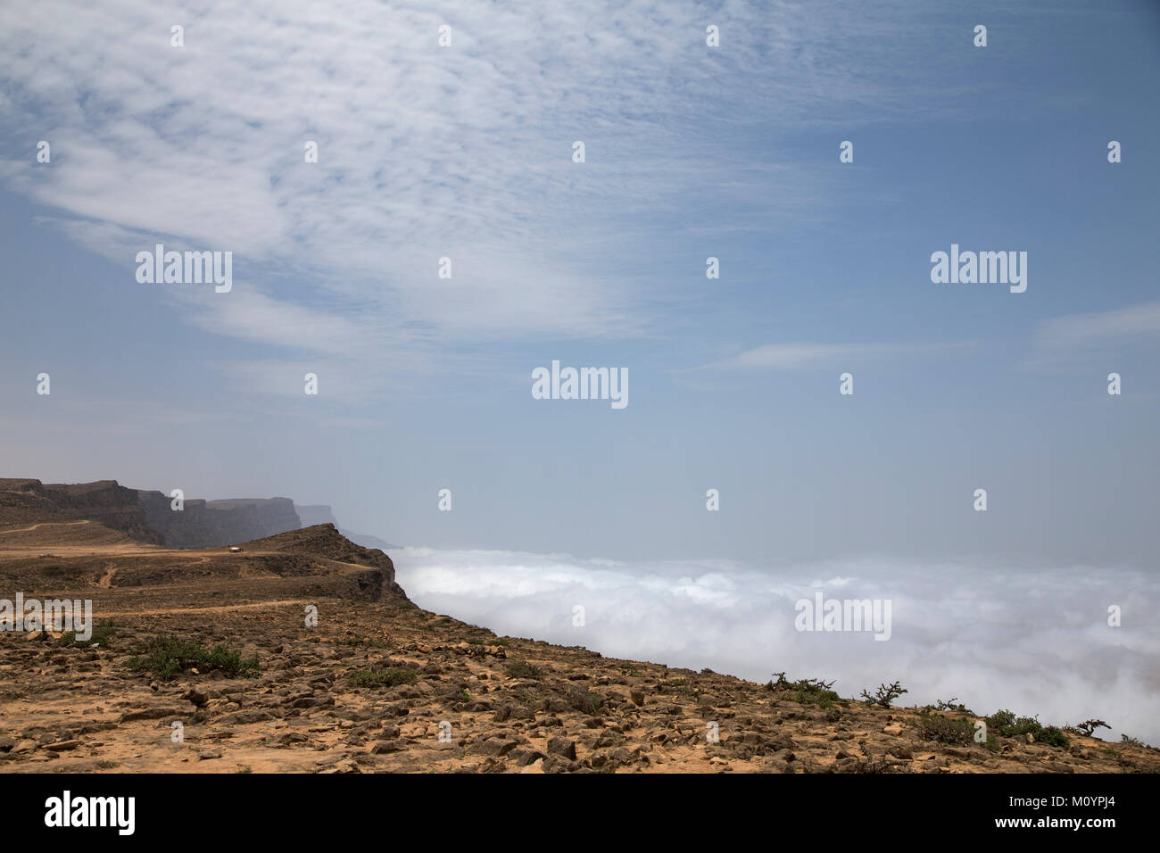 Clouds during Khareef season in Salalah Oman Stock Photo - Alamy