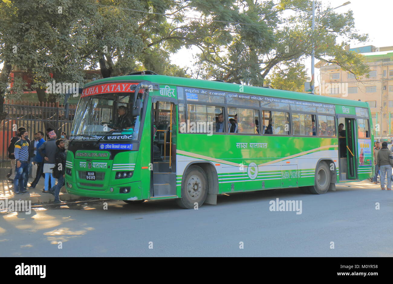 Nepali bus hi-res stock photography and images - Alamy